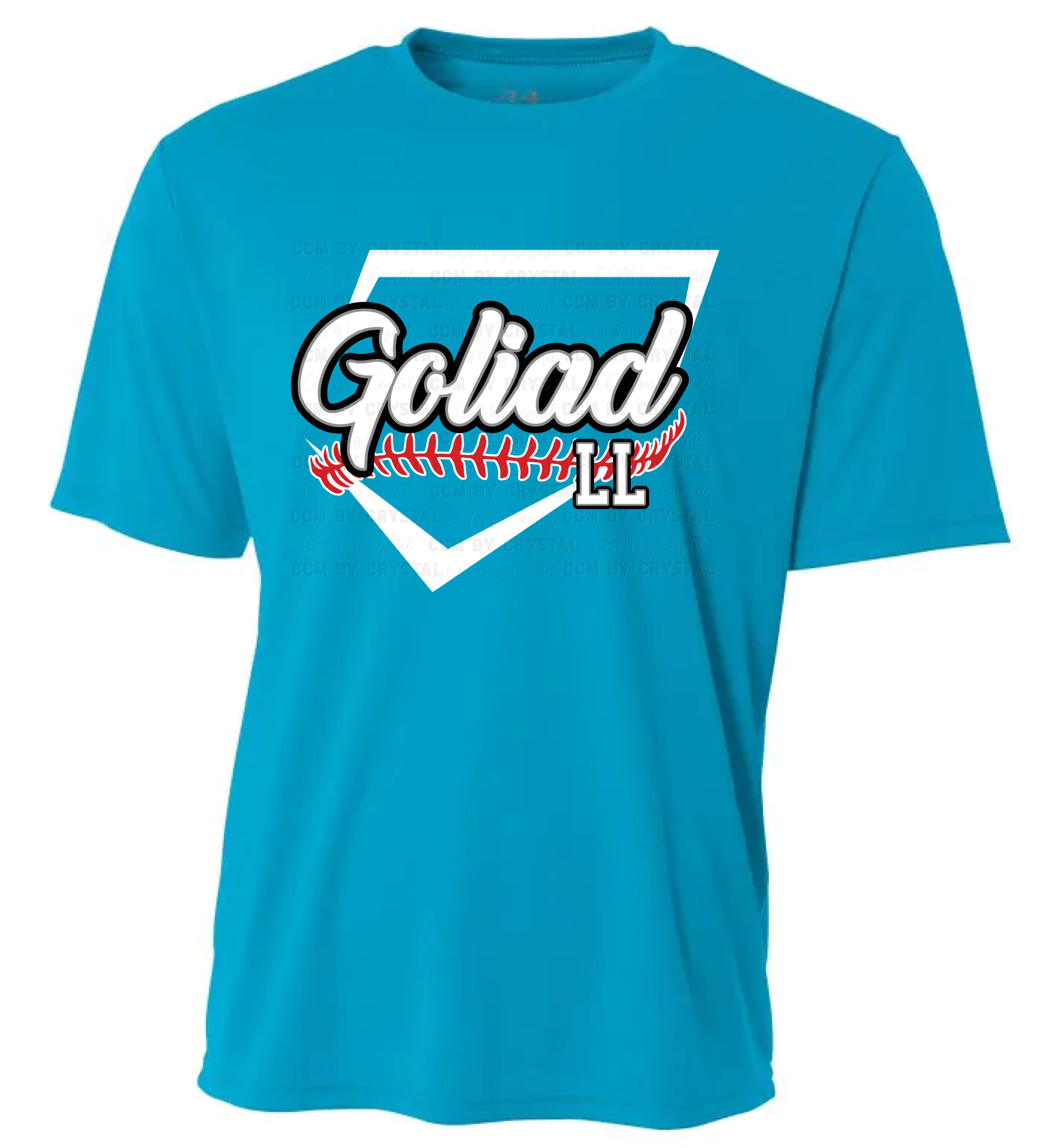 Goliad Little League Electric Blue with Black Logo Minor Boys and Majo ...