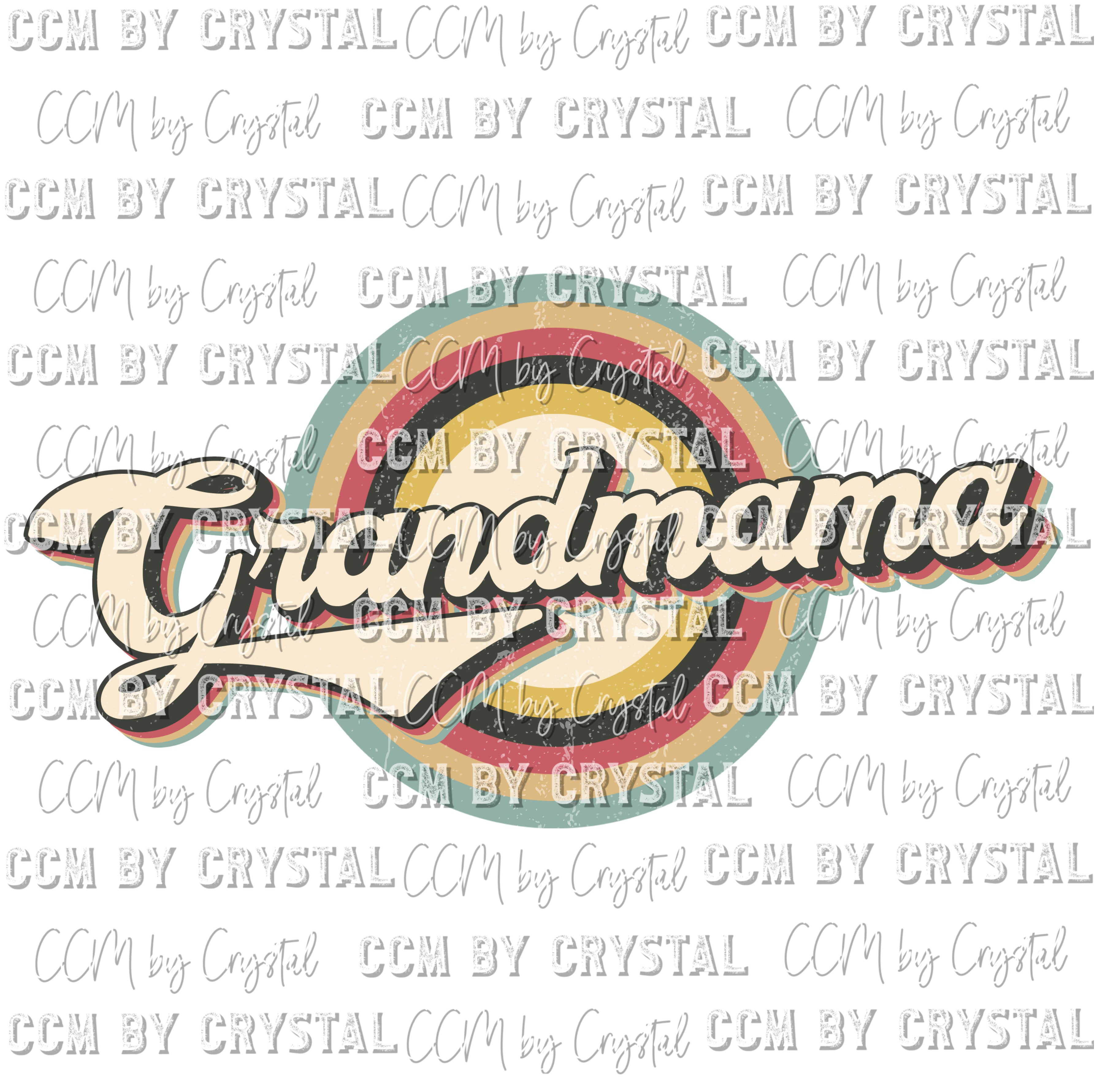 Grandmama Print Ready to Press Transfer – CCMbyCrystal