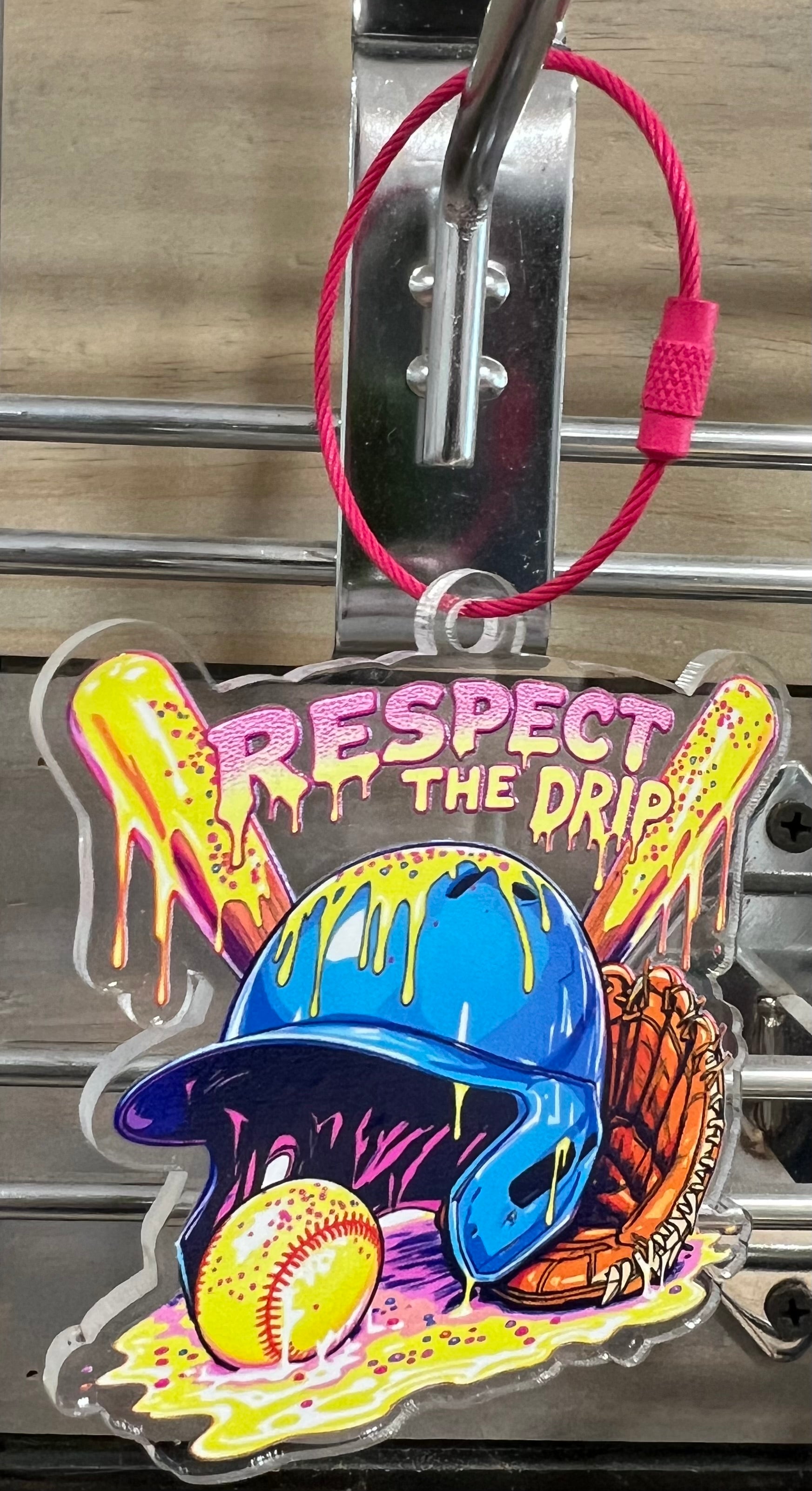 Respect the Drip Softball Keychain Ball/Bat Bag Tag – CCMbyCrystal