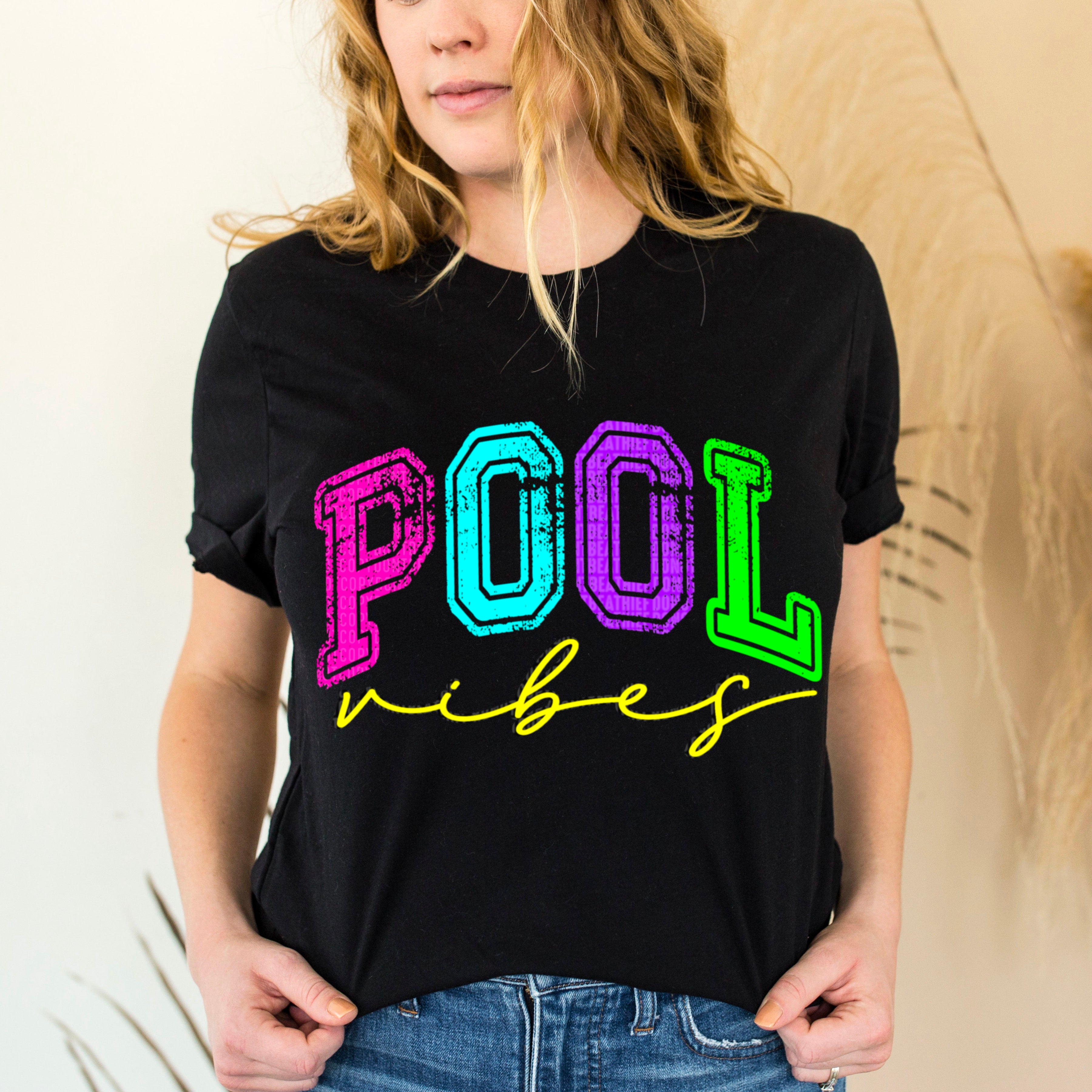 Pool Vibes Summertime Ready to Press Transfer – CCMbyCrystal
