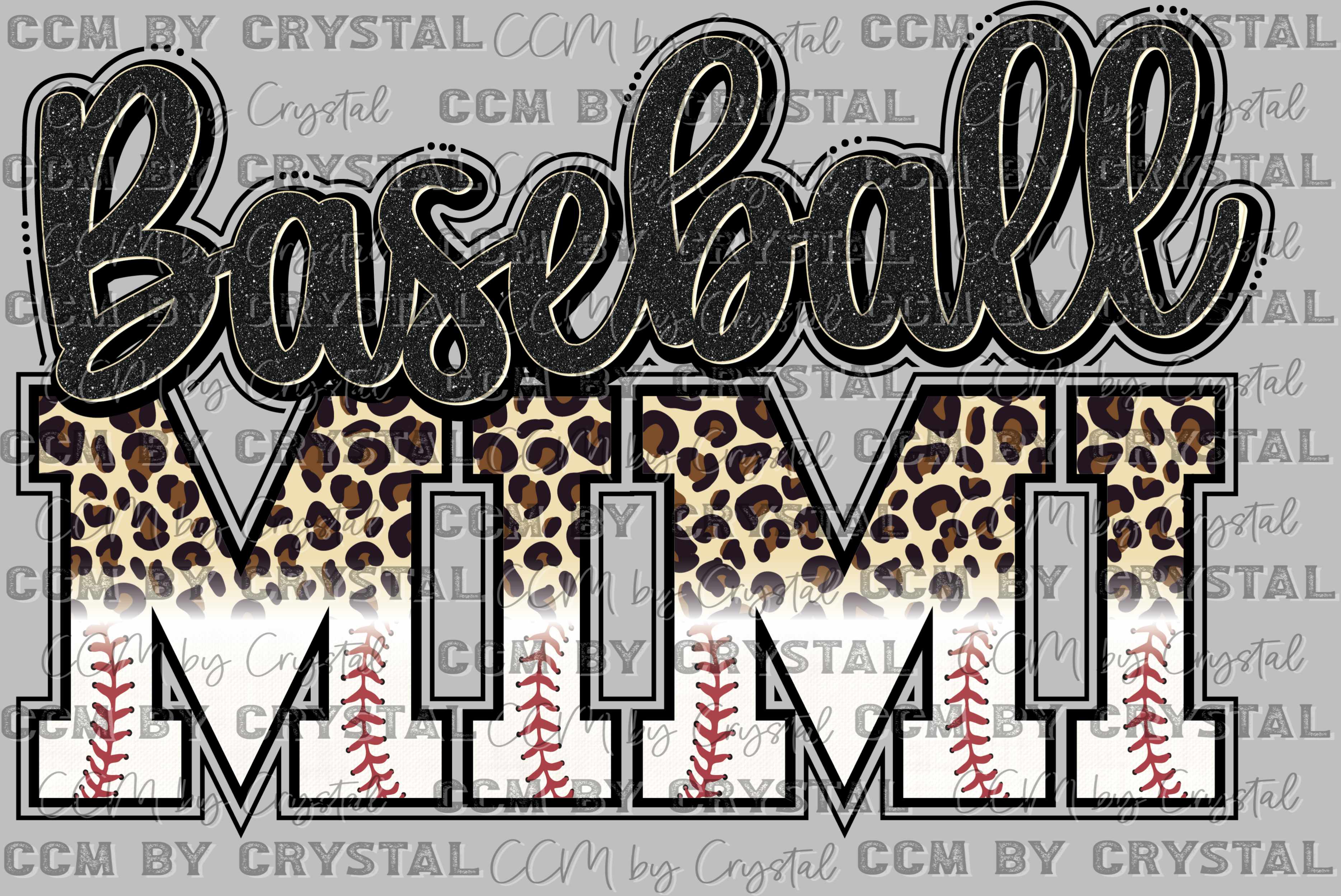 Baseball Mimi Ready to Press DTF Transfer Sublimation Transfer ...