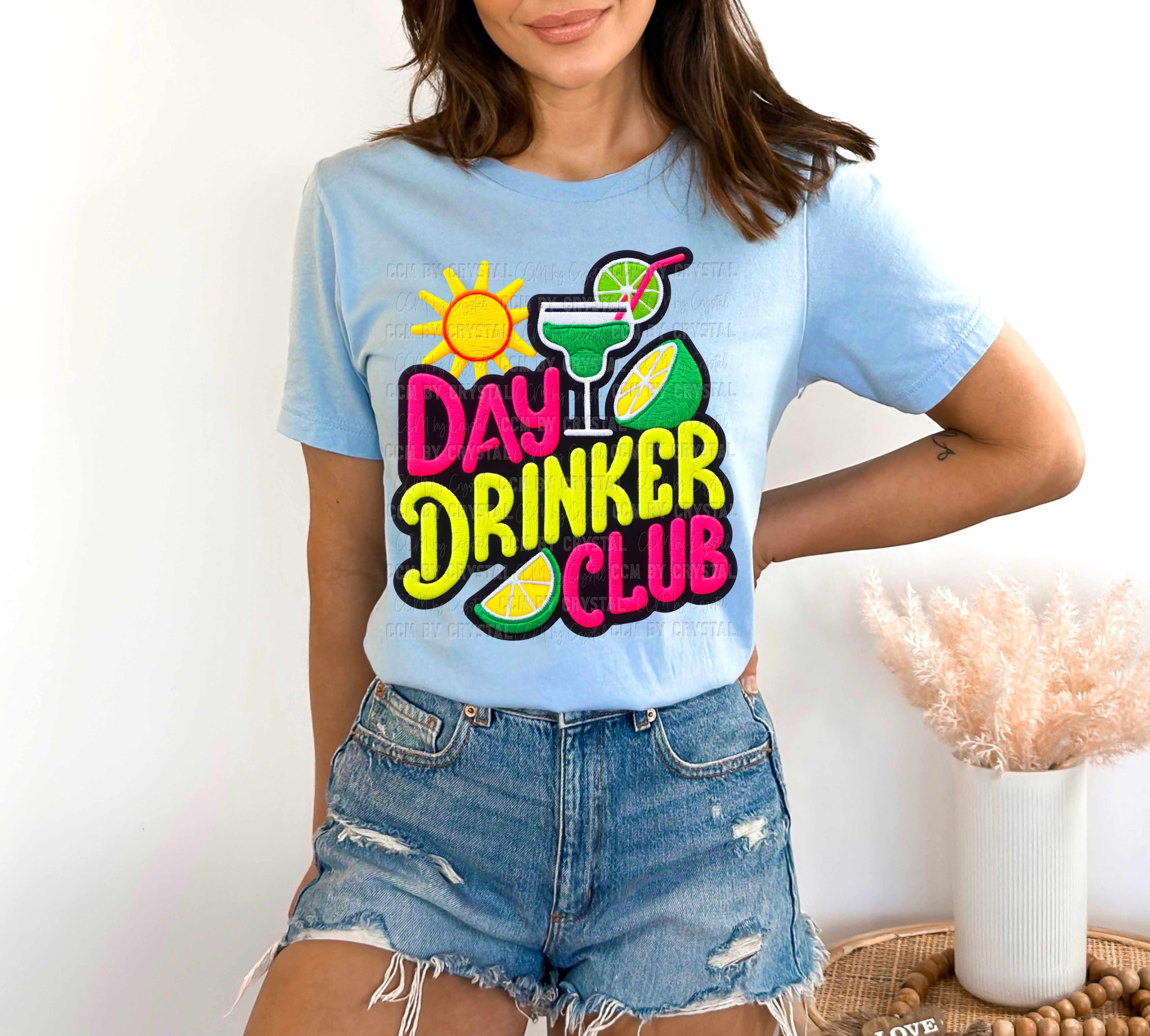 Day Drinker Club Summertime Ready to Press Transfer – CCMbyCrystal