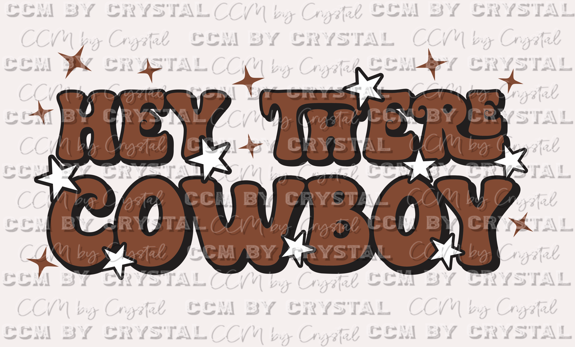 Hey There Cowboy Ready to Press Transfer – CCMbyCrystal