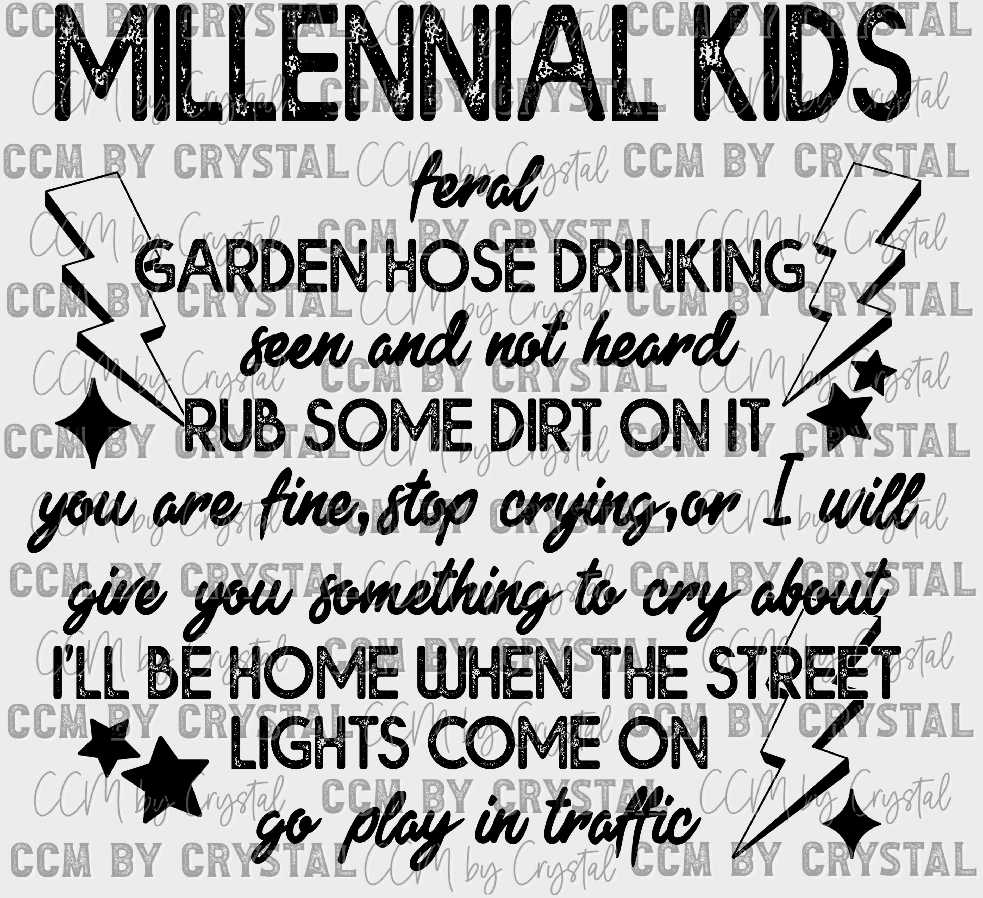 Millennial Kids Ready to Press Transfer – CCMbyCrystal