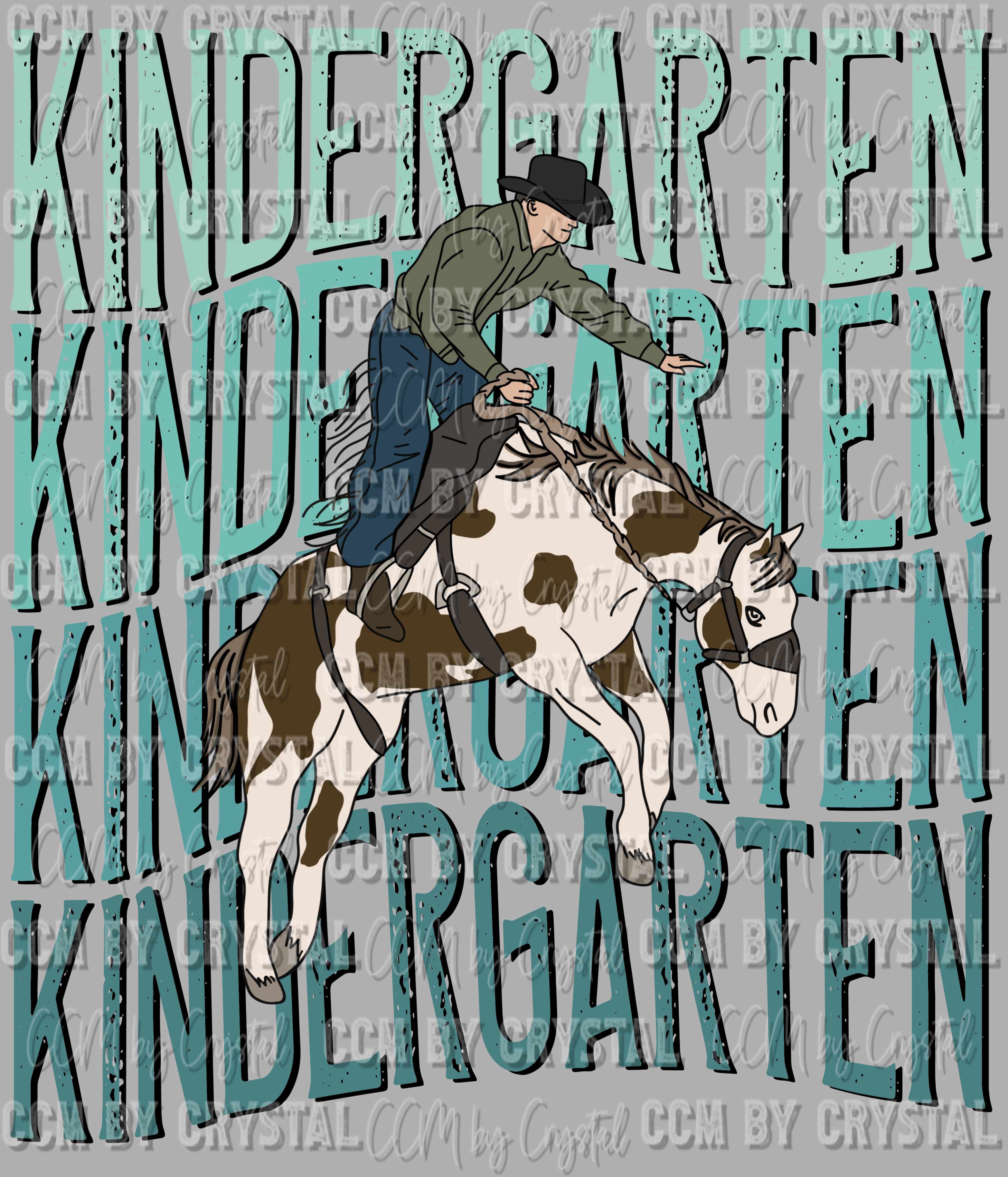 Kindergarten Cowboy Western Rodeo Ready to Press Transfer – CCMbyCrystal