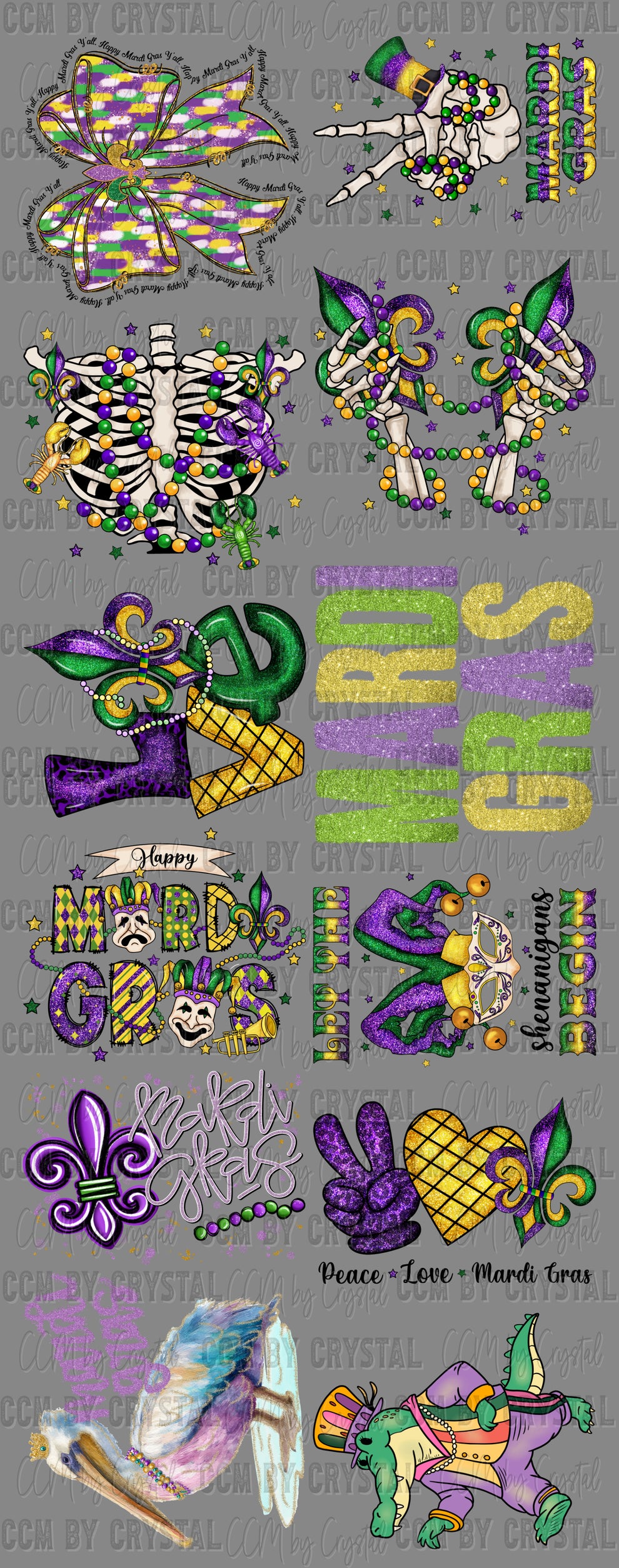 Pre-MadeSt. Patrick's Day GANG Sheet 60" DTF Gang Sheet – CCMbyCrystal