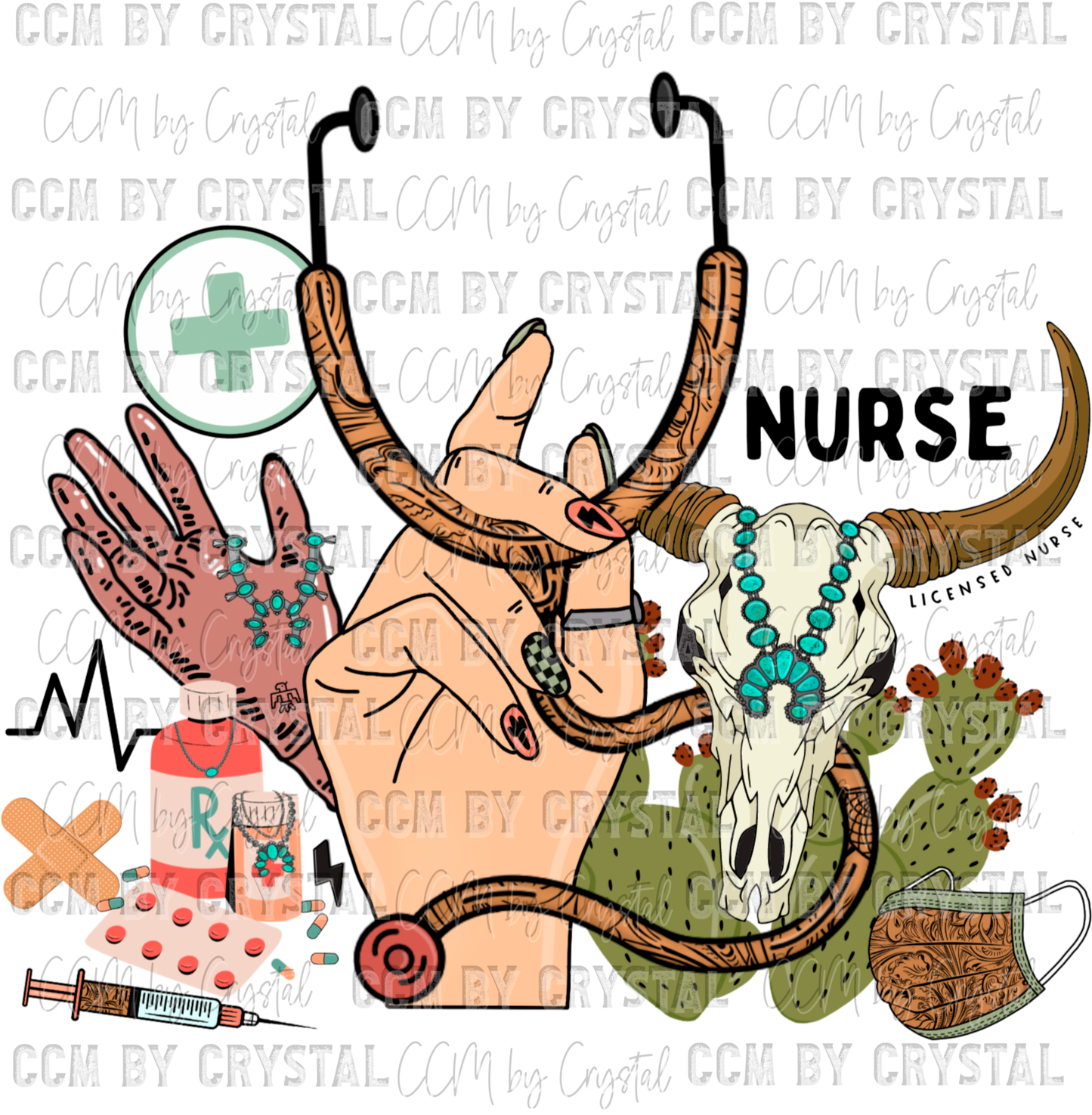 Western Nurse Life Ready to Press Transfer – CCMbyCrystal