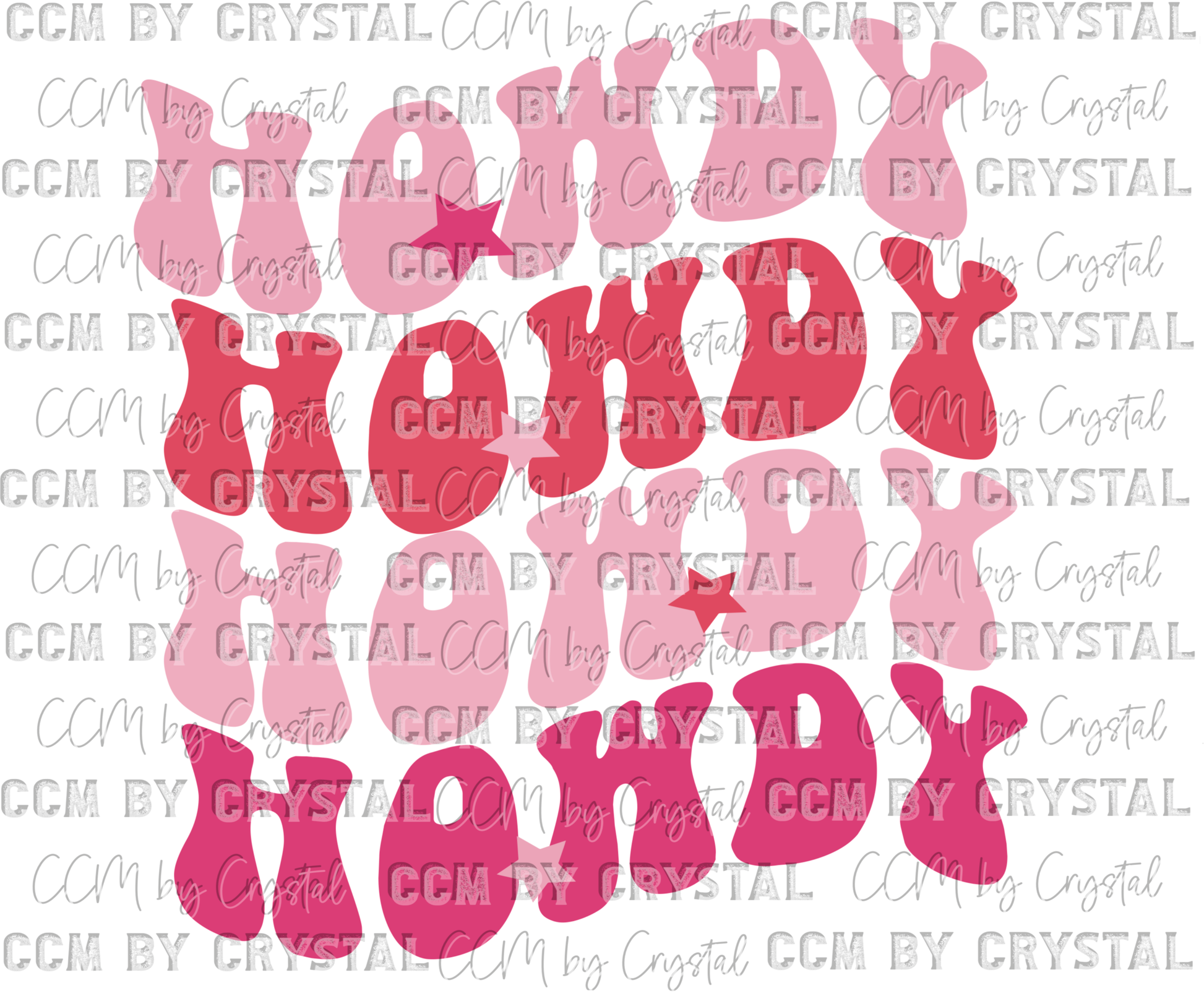 Western Pink Howdy Ready to Press Transfer – CCMbyCrystal