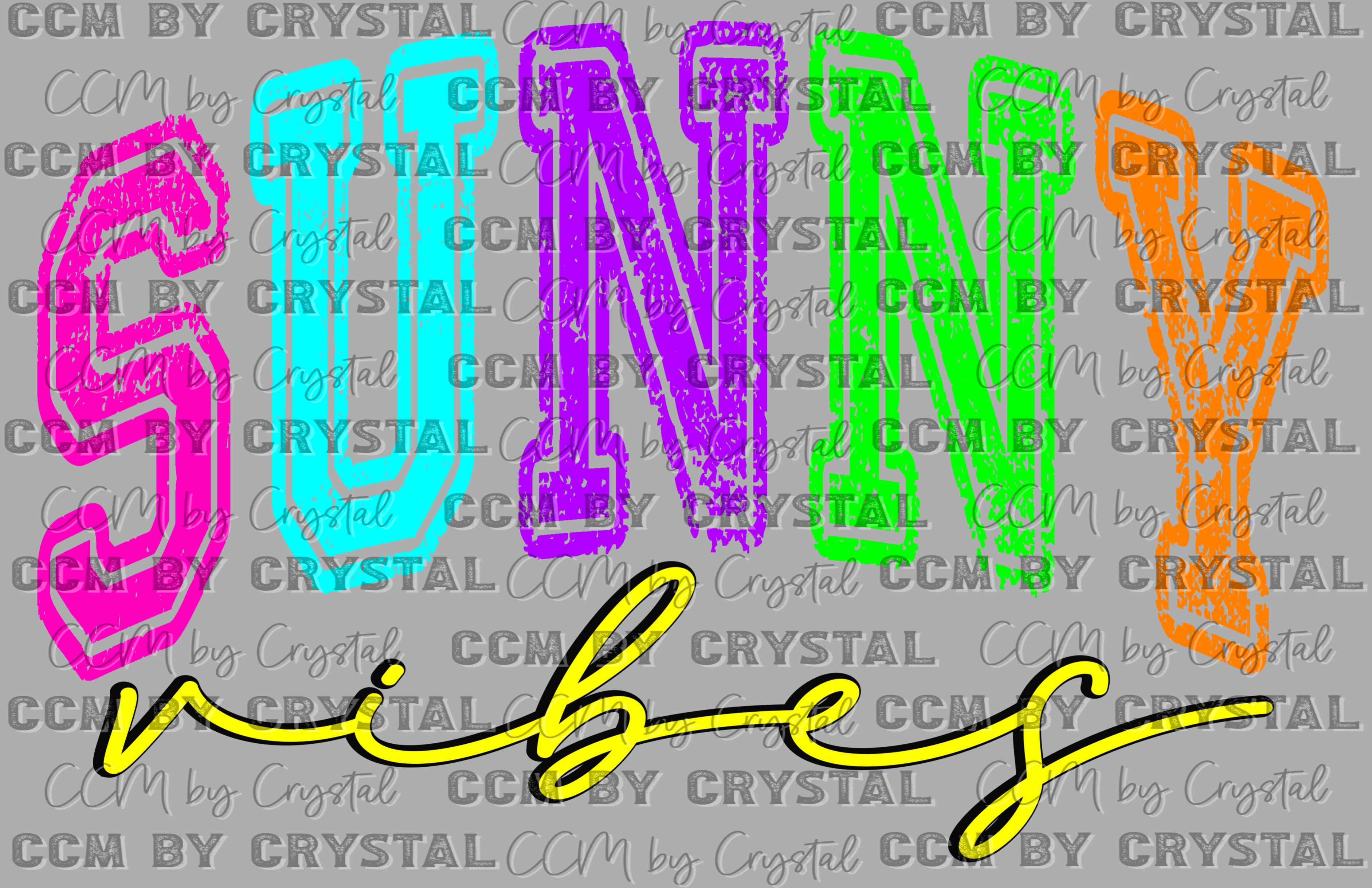 Sunny Vibes Summertime Ready to Press Transfer – CCMbyCrystal