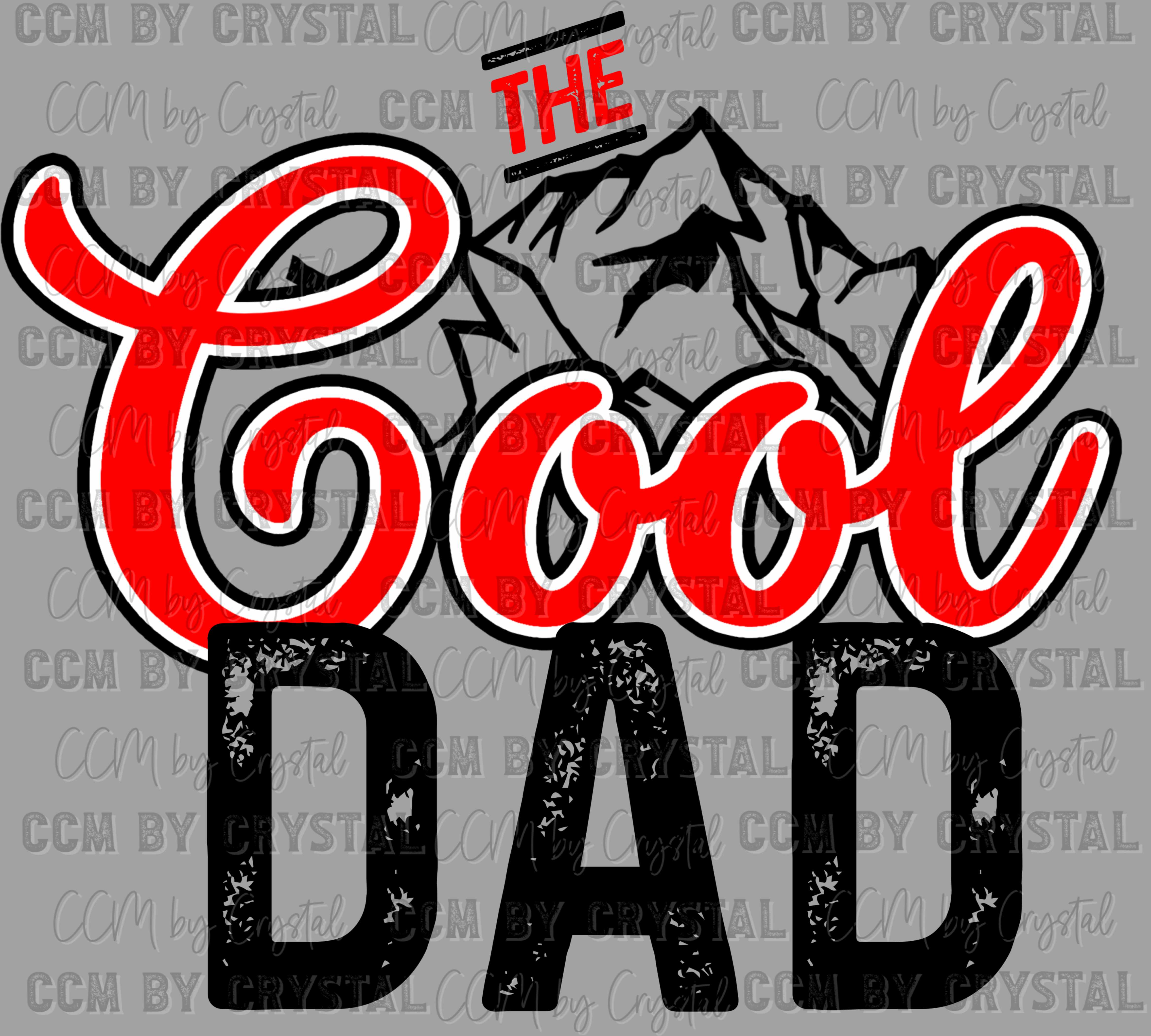 The Cool Dad Father's Day Ready to Press Transfer DTF Transfer Sublima ...