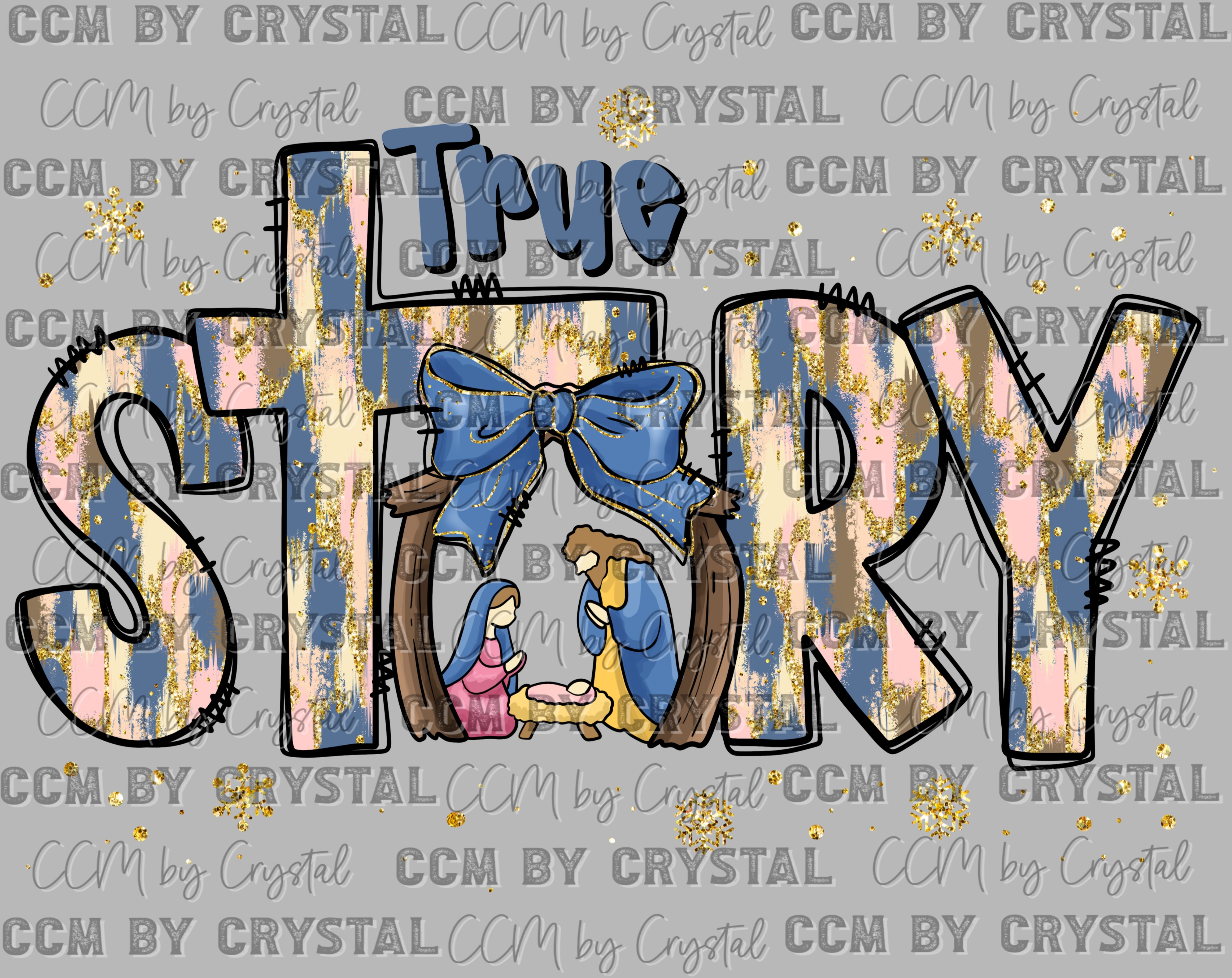 True Story manger Jesus Christian Ready to Press Transfer DTF Transfer ...