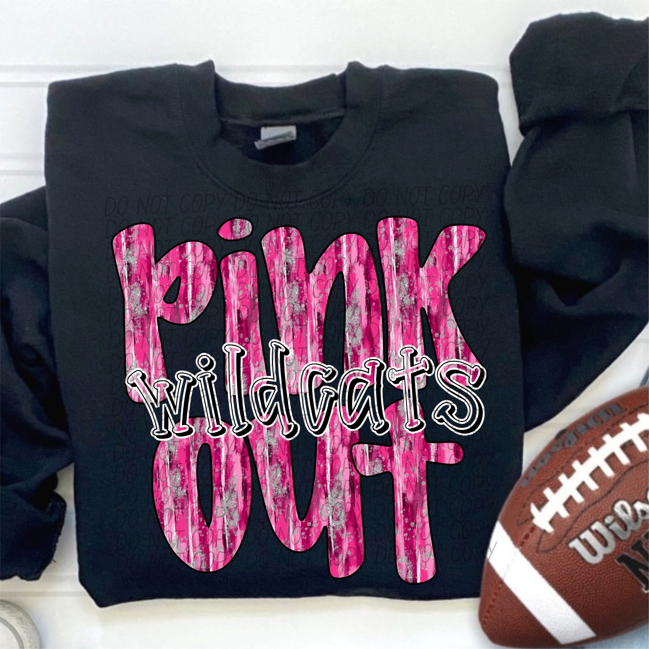 Pink Out Wildcats Ready to Press Transfer DTF Transfer Sublimation Tra ...