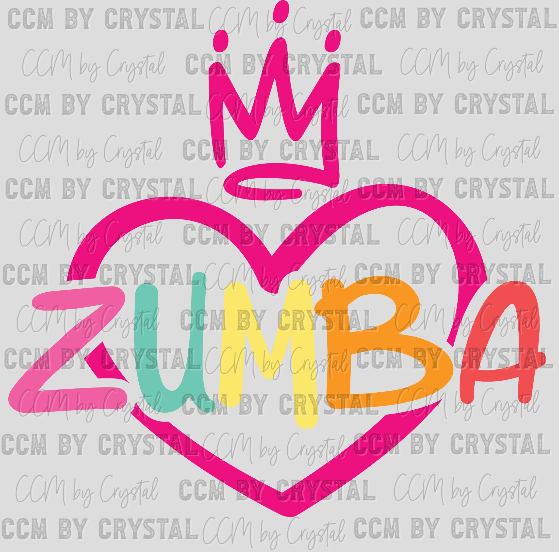 Heart Zumba Ready to Press Transfer DTF Transfer Sublimation Transfer ...